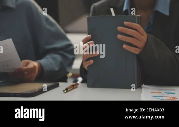 business people meeting and financial planning analysis concept Stock ...