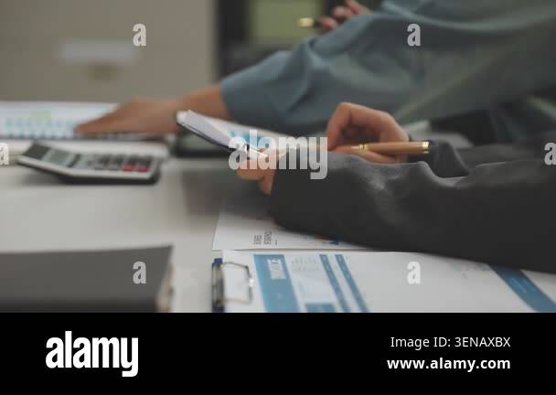 businessman writing in office Stock Video Footage - Alamy