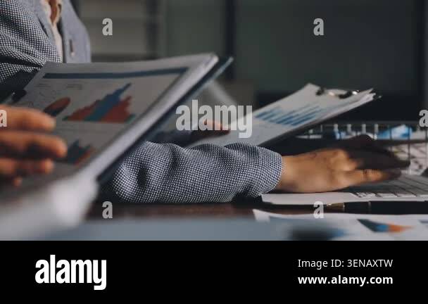 business man using laptop in office Stock Video Footage - Alamy