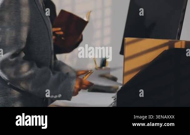 businessman working on laptop Stock Video Footage - Alamy