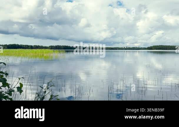 Sunny sky clouds over sea water background. Tourist Travel destination ...