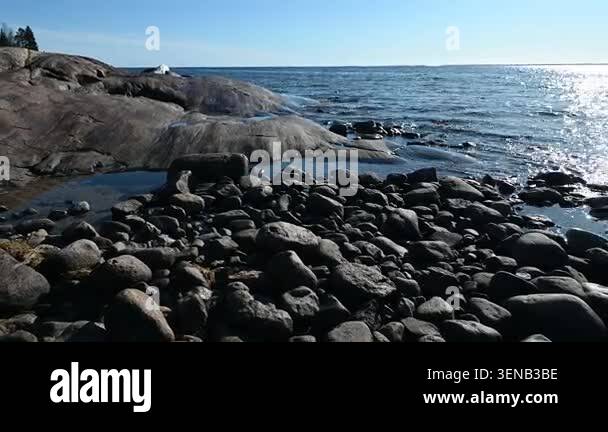 Sunny sky clouds over sea water background. Tourist Travel destination ...