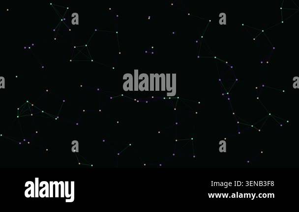 Abstract Plexus Neural Network Loop Stock Video Footage - Alamy