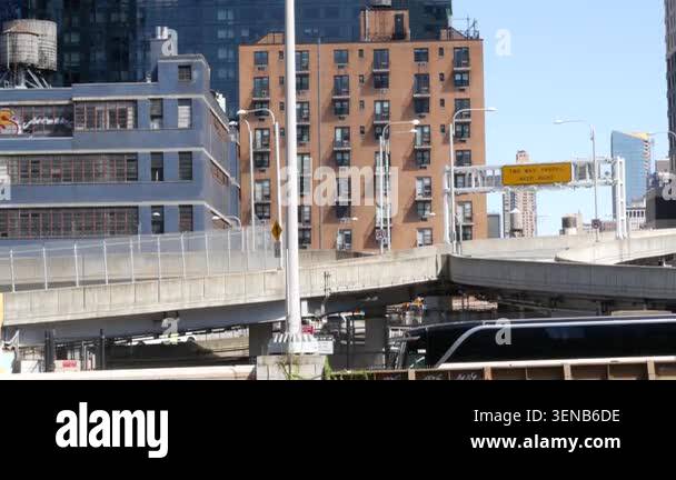 New York City Midtown urban building architecture, Manhattan rooftop ...
