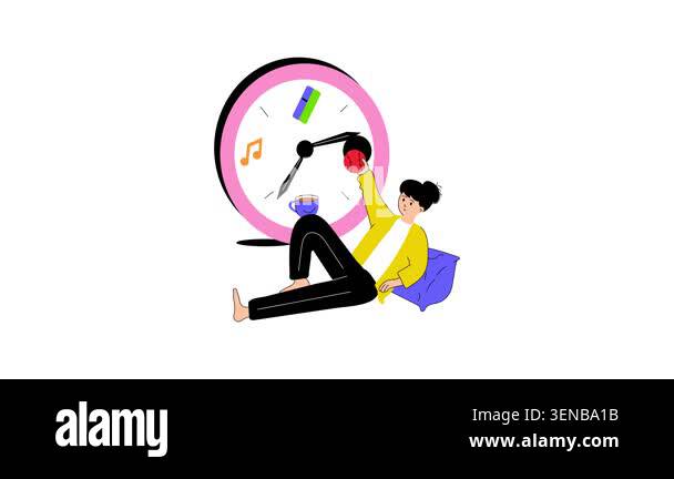Balancing time between studies and relaxation, study time management ...