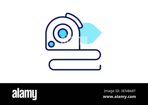 Measurement Tape vector design, an instrument for measuring, inches ...