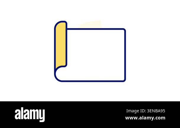 Beautiful animated icon of architectural plan, trendy animated icon of ...