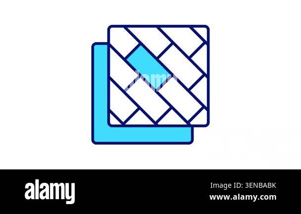 Floor tiles vector design, flooring animated icon with pixel perfect ...