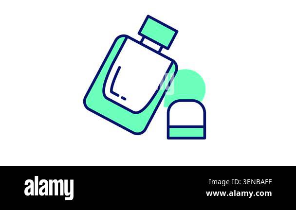 Scalable animated icon of perfume, unique animated vector of fragrance ...