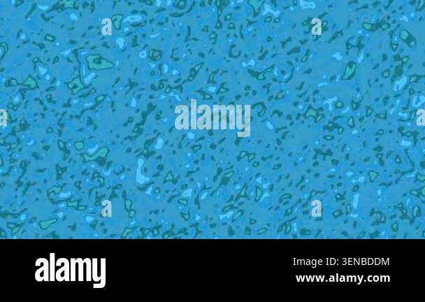 Abstract blue ocean surface with irregular waves flowing smoothly ...