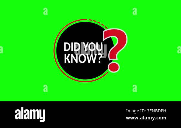 Did You Know Question Mark Circle Badge Vector Illustration for ...