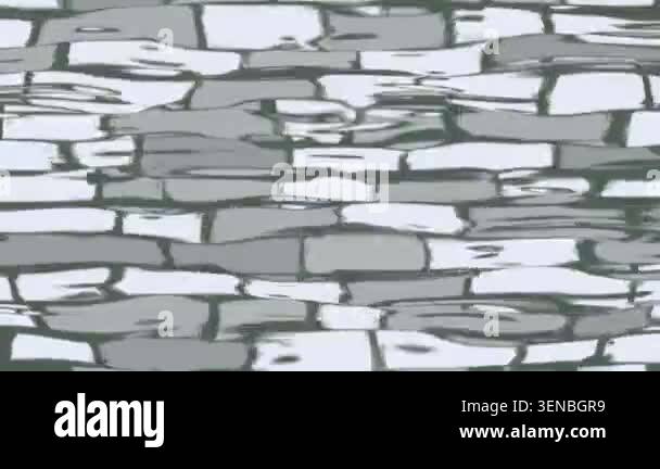 Water caustic stone background. Seamless looping animation. underwater ...