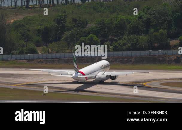 PHUKET, THAILAND - MARCH 16, 2026: An Emirates Boeing 777-300ER ...