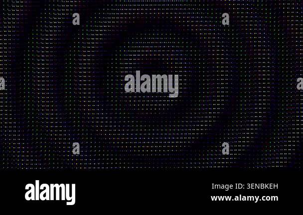 Animated abstract technology random dots and grid 4K on black ...