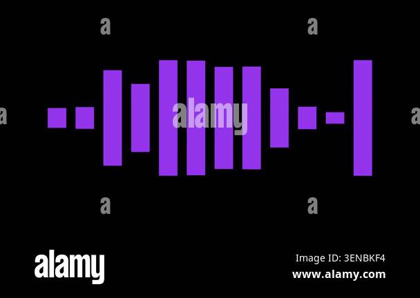 Dynamic abstract visualization of sound waves or digital data ...