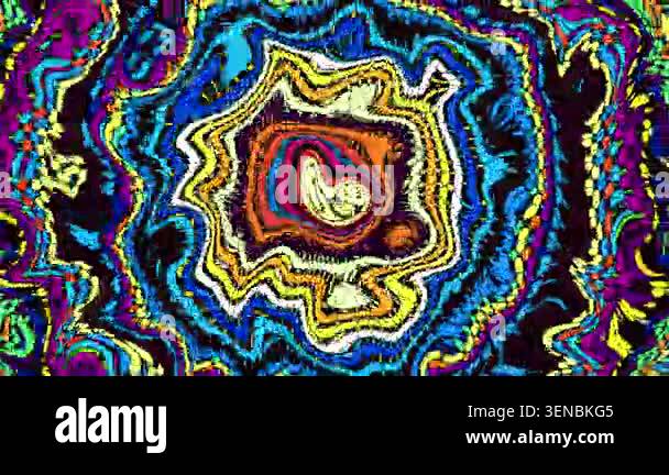 Colorful abstract psychedelic fluid background for summer music ...