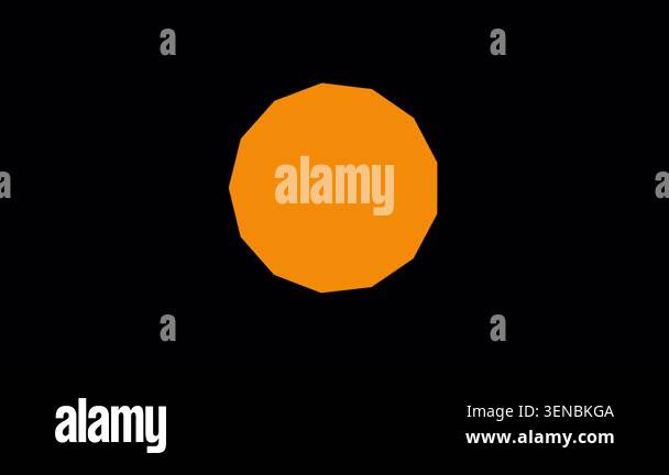 Simple abstract geometric shape transition animation with a simple ...