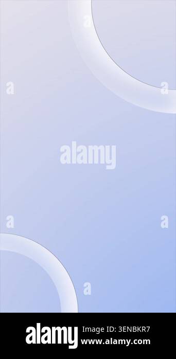 Vertical minimal light blue geometric circles in a 4K 60fps seamless ...