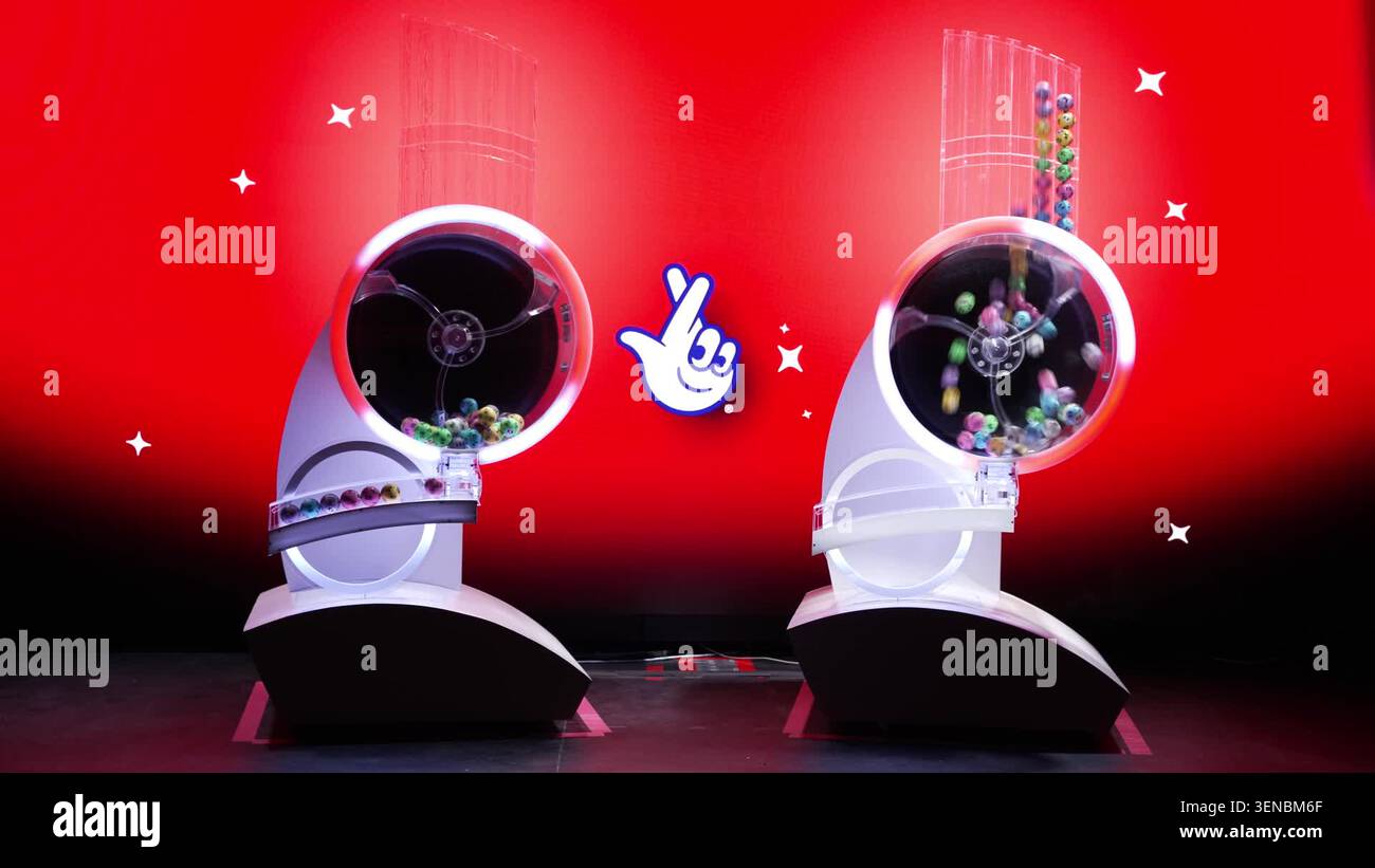 The first ever draw of The National Lottery's Lotto game under its new ...