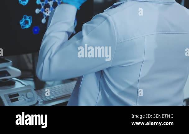 young scientist in lab Stock Video Footage - Alamy