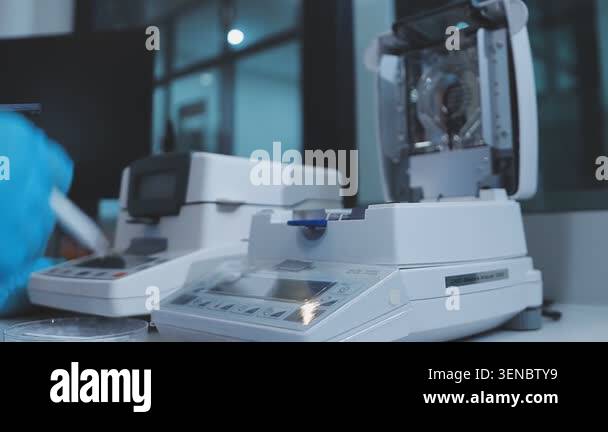 medical laboratory equipment. close - up Stock Video Footage - Alamy
