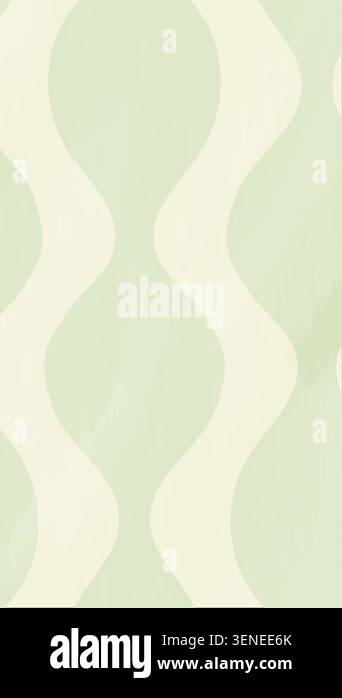 Retro Vintage Abstract Background with Hand Drawn Wavy Lines Vertical ...