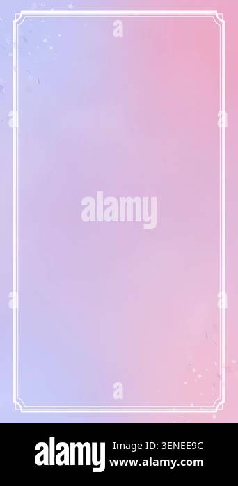 Elegant Vertical Animation Video with Twinkling Stars and Gradient ...