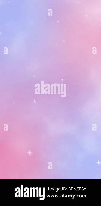 Elegant Dreamy Gradient Background with Rising Sparkles Vertical ...