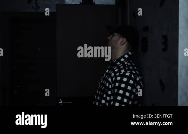 Upset Young Man Leaning on Wall with Sad Face Suffering from Depression ...