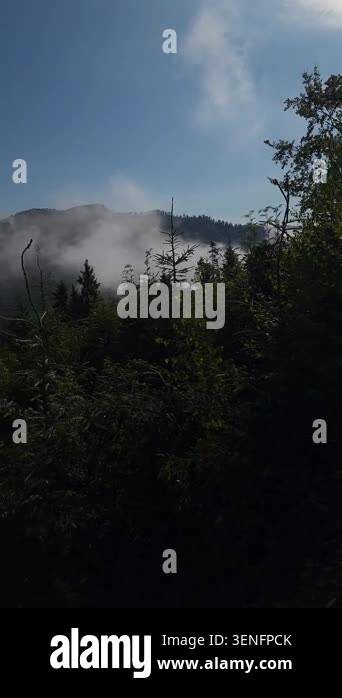 beautiful landscape with a mountain range Stock Video Footage - Alamy