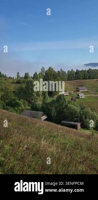 beautiful landscape of the carpathian mountains Stock Video Footage - Alamy