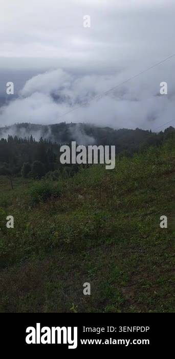 beautiful landscape with a mountain in the mountains Stock Video ...