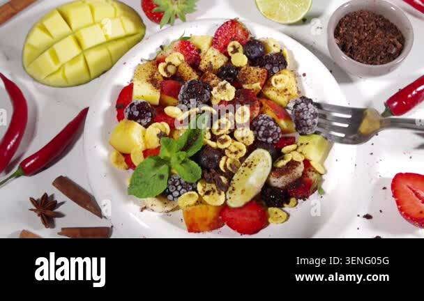 Viral fricy summer fruit salad recipe, fruity-spicy summer fruit and ...