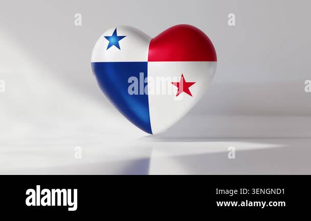 The 3D heart rotates continuously, showing the colors and design of the ...