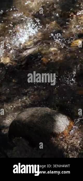 Crystal Water Texture in Vertical Format Stock Video Footage - Alamy