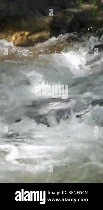 Aesthetic Water Movement in Portrait Format Stock Video Footage - Alamy
