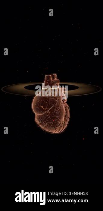 Red Cardiac Arrest Concept simulating advanced medical technology and ...