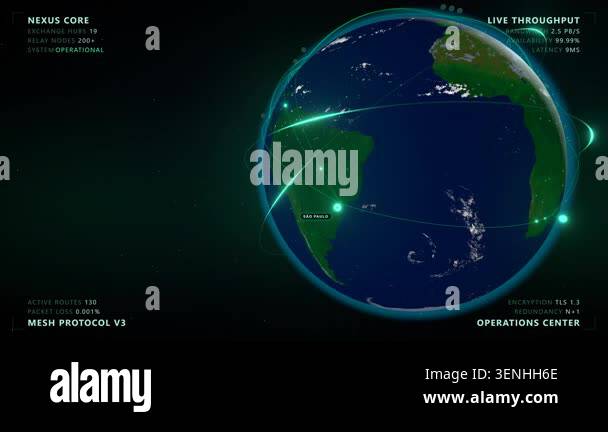 Low-angle cinematic sweep across Asia-Pacific hubs including Sydney and ...