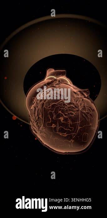 Red Heart Distress Simulation simulating advanced medical technology ...