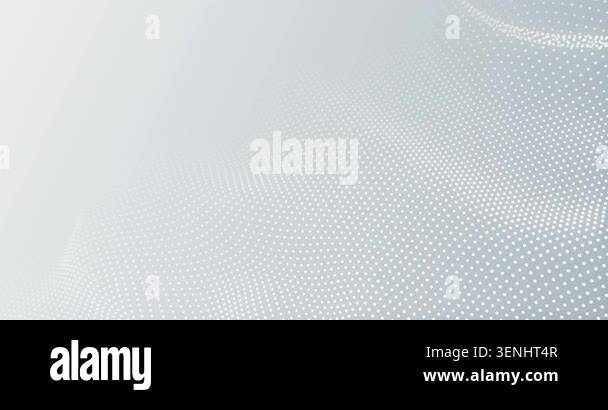 Abstract White Gray Corporate Dot Mesh Wave Background Loop Animation ...
