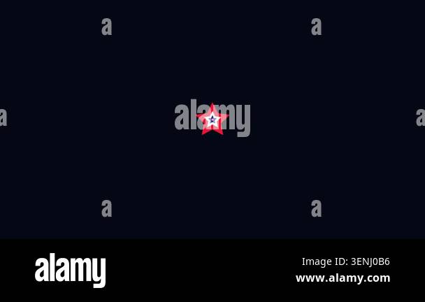 A star symbol representing American patriotism and independence Stock ...