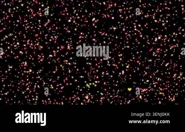 Animated sparkling particles form Thanks For Watching text on black ...