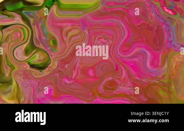 Colorful paint textures overlap in smooth layers, creating depth and ...