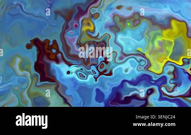 This colorful paint texture combines depth, movement, and organic flow ...