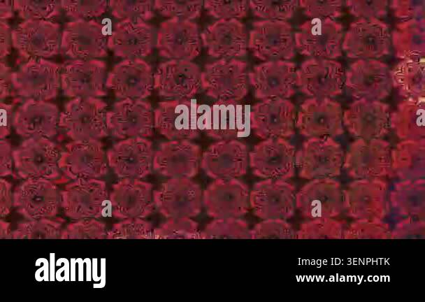 Motion footage background with colorful elements. Flowers. Vintage ...