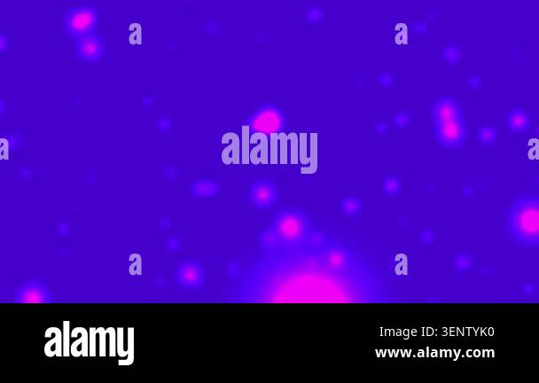 A purple background scattered with tiny bright pink glowing particles ...
