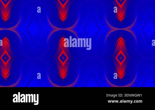 Symmetrical colorful geometric pattern with flowing abstract motion ...
