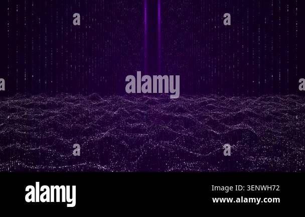 Abstract Particle with White Dots Video Animated Background Stock Video ...