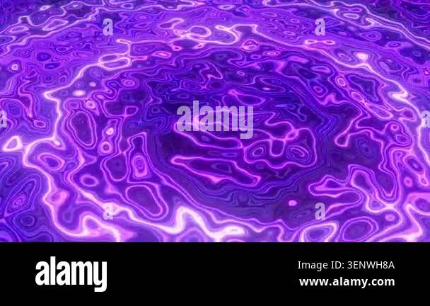 Abstract Flowing Purple Lines on Dark Background Stock Video Footage ...