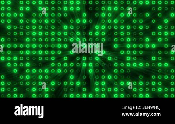 Green Glowing Grid Lights Video Animated Background Stock Video Footage ...